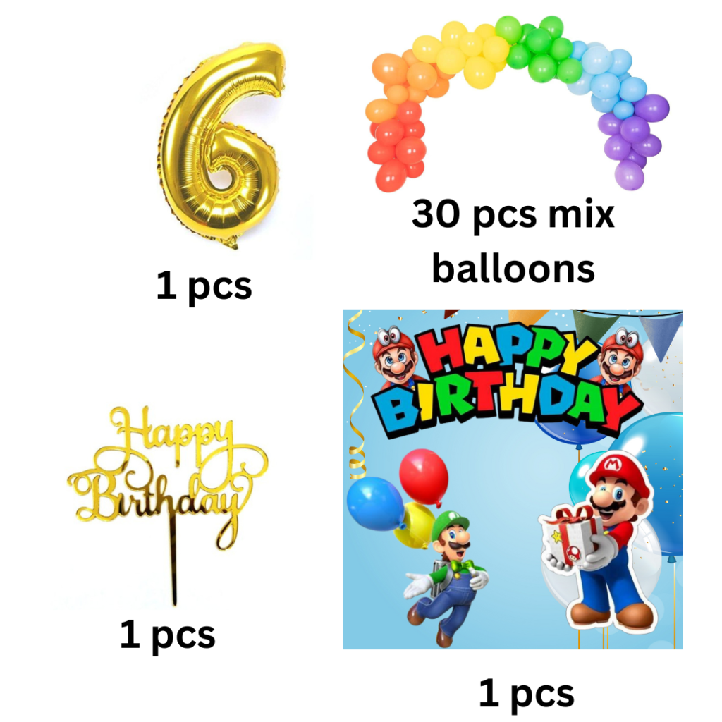 Super Mario world | Super Mario birthday theme Super mario birthday party