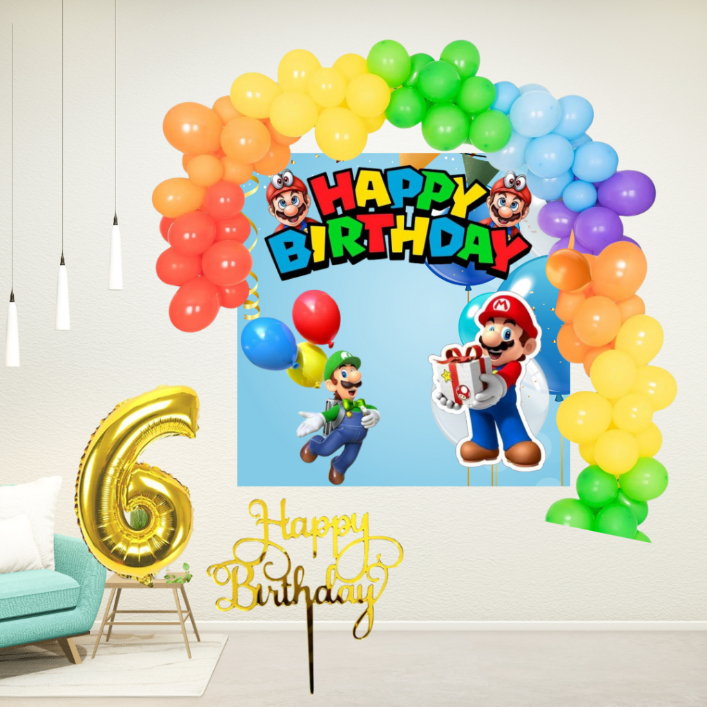 Super Mario world | Super Mario birthday theme Super mario birthday party