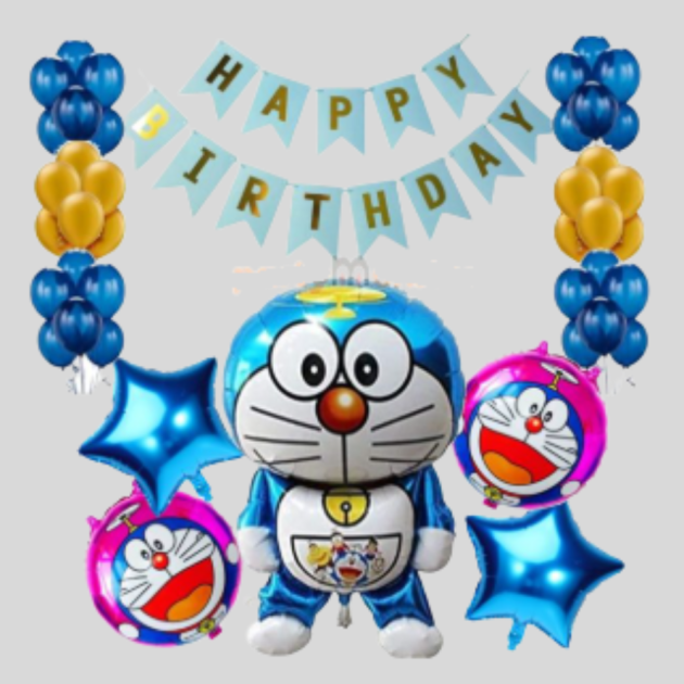 Doraemon Birthday Theme Set - Birthday King